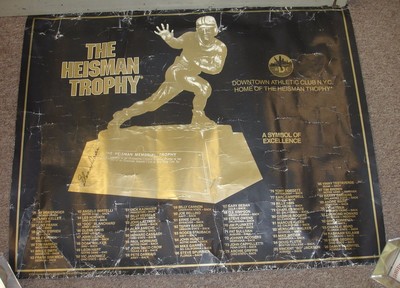 Glenn Davis (Army) Autographed 22x28 Heisman Poster | eBay