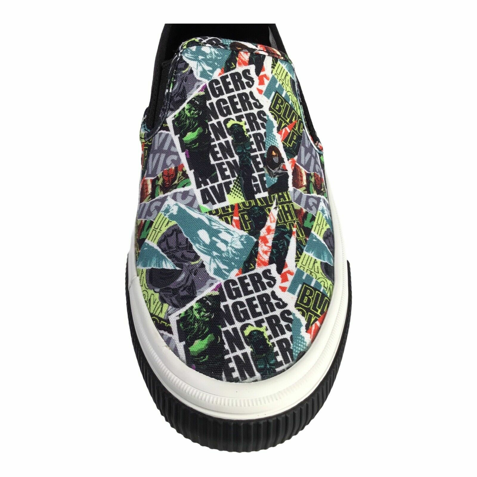 TOMS x Marvel Collab Avengers Mens Slip On Shoes Limited Edition Sz 9.5 ...