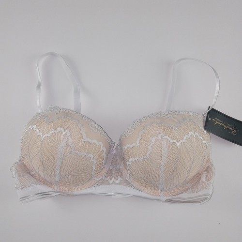 Frederick's Of Hollywood Women's Caroline Boost Bra Size 34D White ...