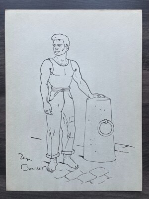 Antinoüs Single Lithograph by Jean Boullet (1954) - "Ahoy Matey" | eBay