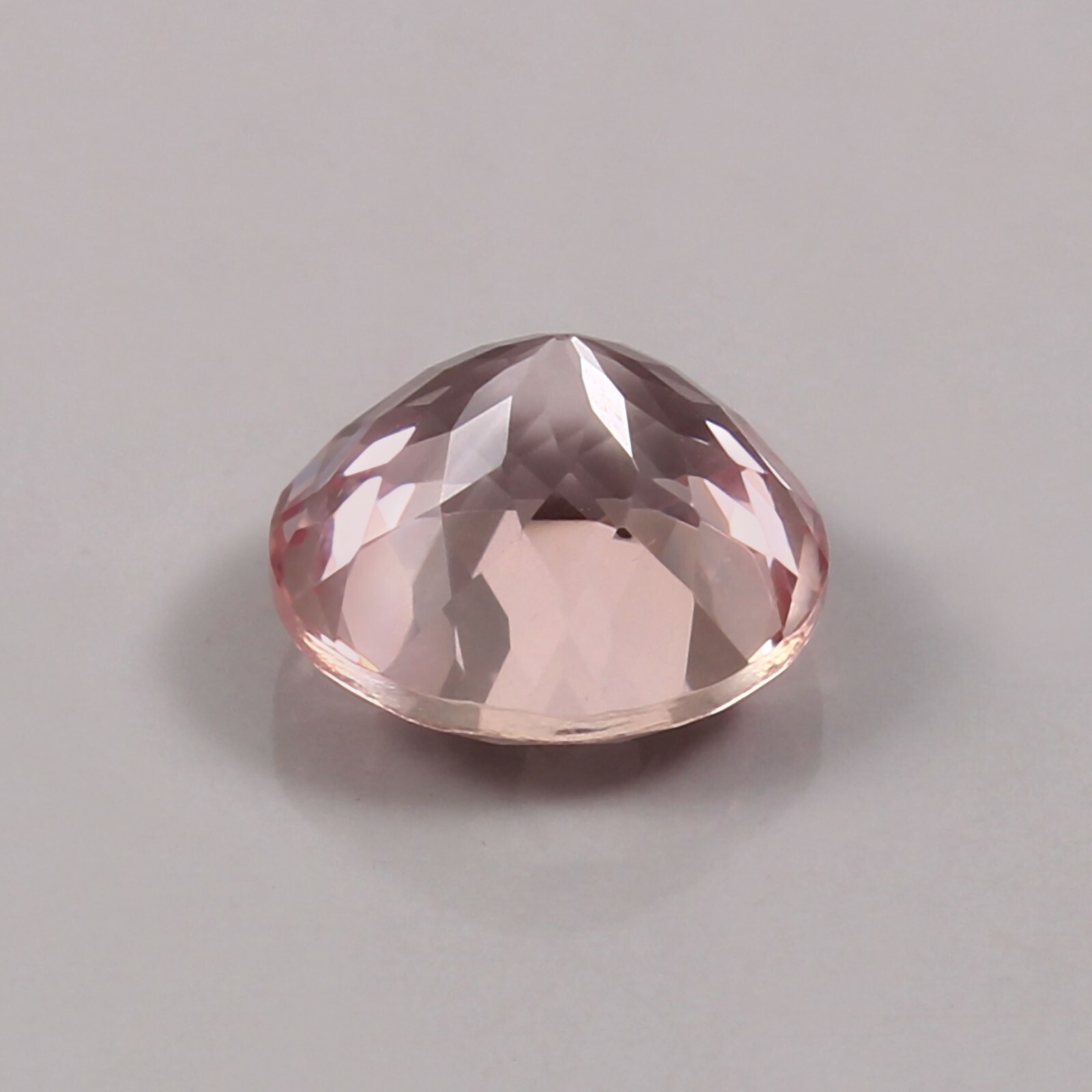11x11 MM Natural Flawless Mozambique Pink Morganite Round Cut Loose ...