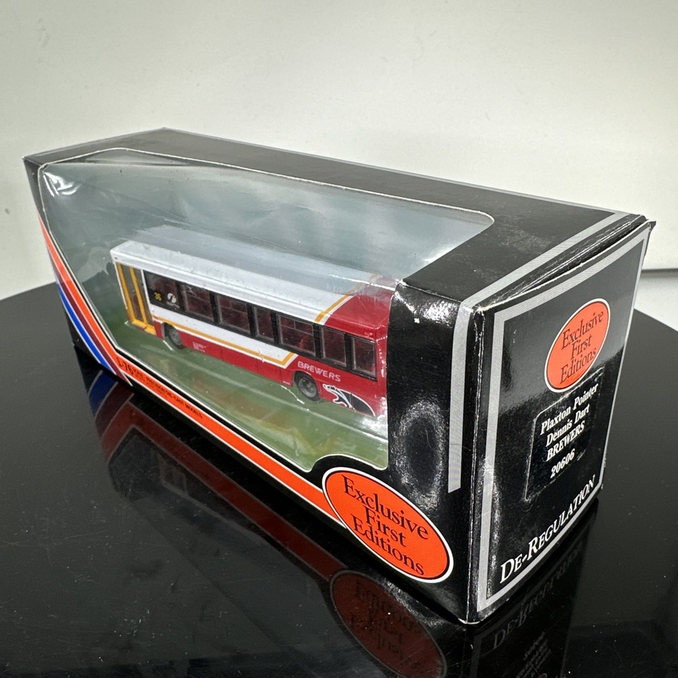 EFE 20606 - Plaxton pointer dart First Brewers Bus - Bridgend - route ...