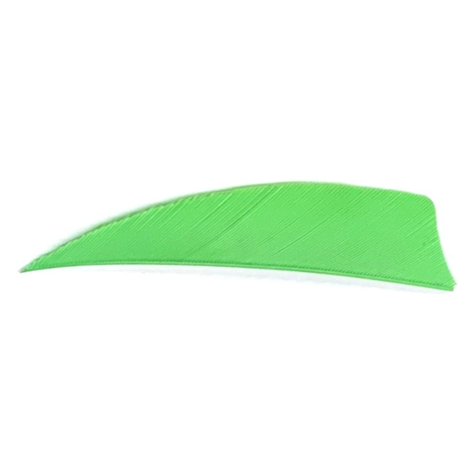 🎯 Trueflight Shield Cut Feathers Chartreuse 3 in. RW 100 pk. | eBay