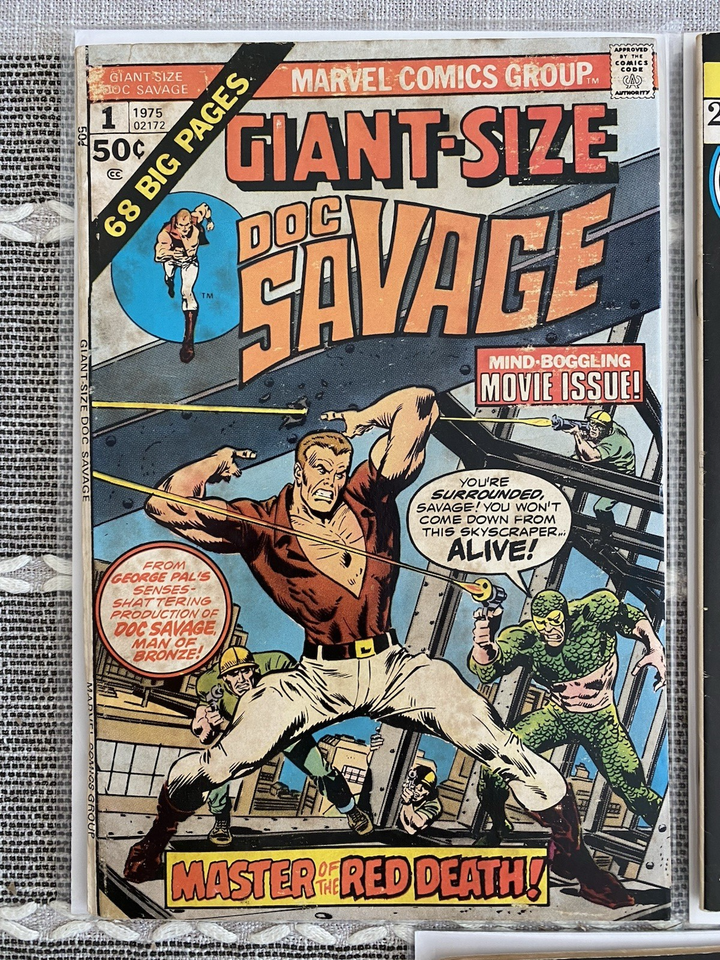 Doc Savage Bronze Age High To Mid Grade Lot Of 9 (2,3,5,6,6,7,8 GS 1 ...