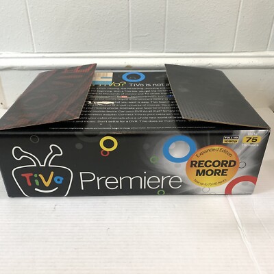 Tivo Premiere Series 4 HDTV DVR 1080p 75 HD Hours HDMI TCD746500 NEW ...