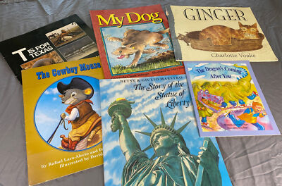 6 TEACHER BIG BOOK LOT Read Oversized Easel Kindergarten 1st Grade (C ...