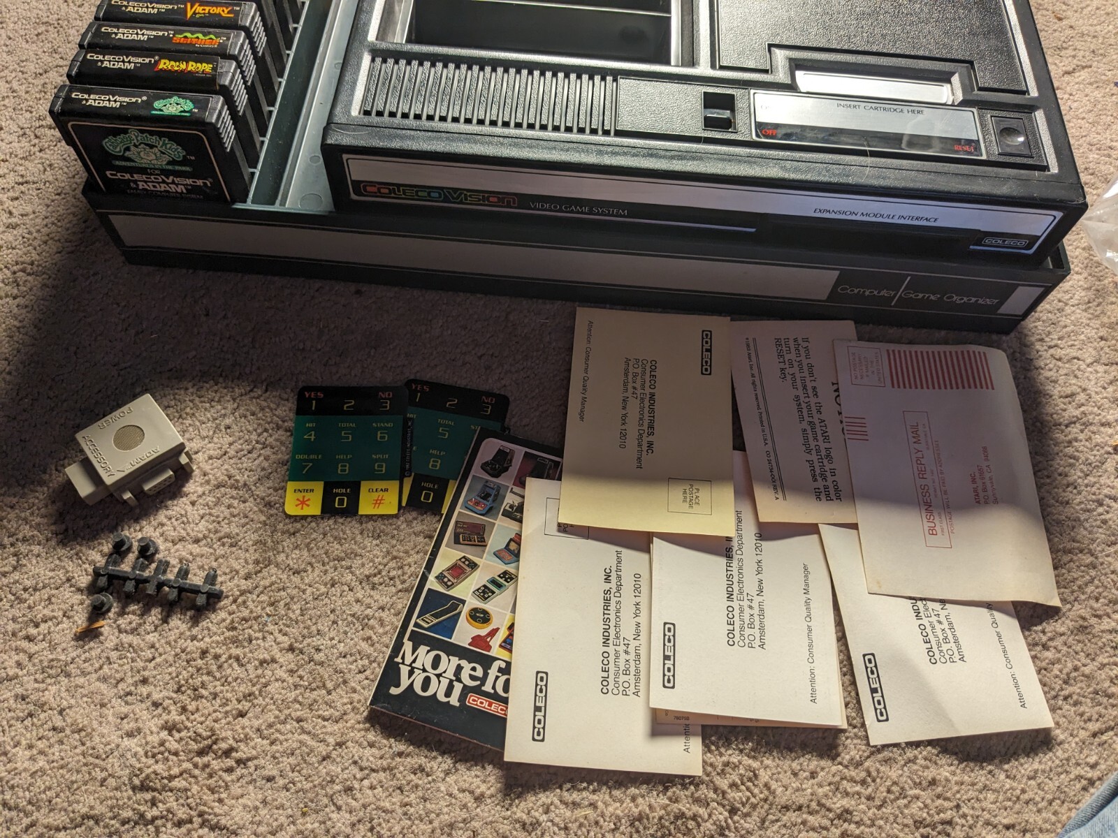 Vintage ColecoVision Console + Expansion Module, Games | eBay