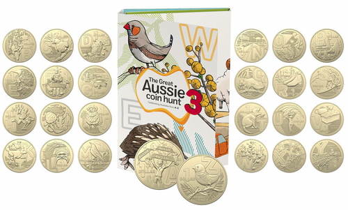2022 Australia Post Great Aussie $1 Coin Hunt 3 - Full Set A - Z Coins ...