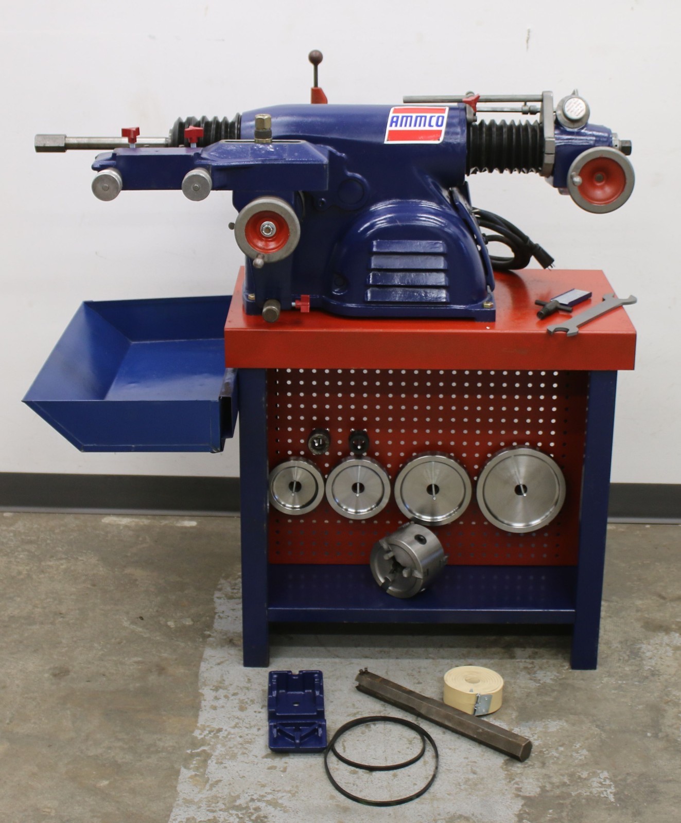 Ammco 4000 Disc Drum Brake Lathe Loaded w/ 3-Jaw Double Chuck Adapter ...