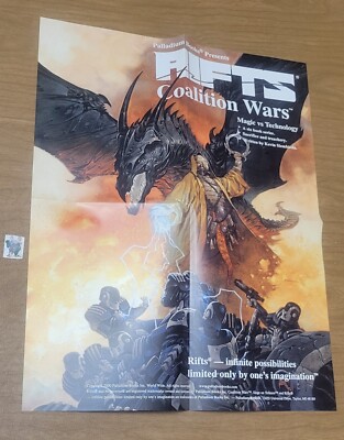 =Palladium Books Rifts Coalition Wars POSTER = | eBay