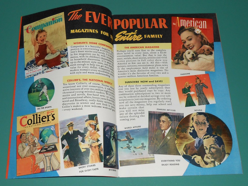 Vintage 1940s SCHOOL RECORD Catalog Magazines School Boys Girls Prizes ...