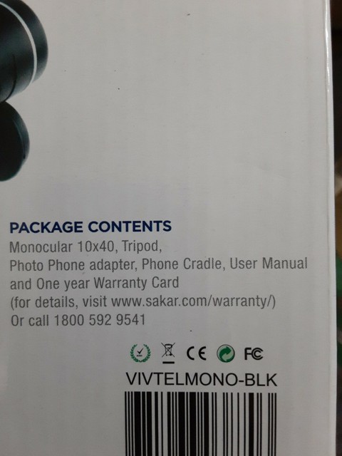 Vivitar 10x40 Monocular Telescope with phone adapter for sale online | eBay