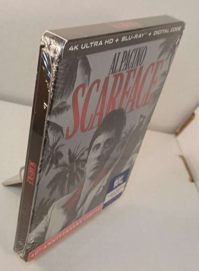 Scarface 40th anniversary 4K Steelbook (4K + Blu-ray) NEW (Sealed)-Box ...