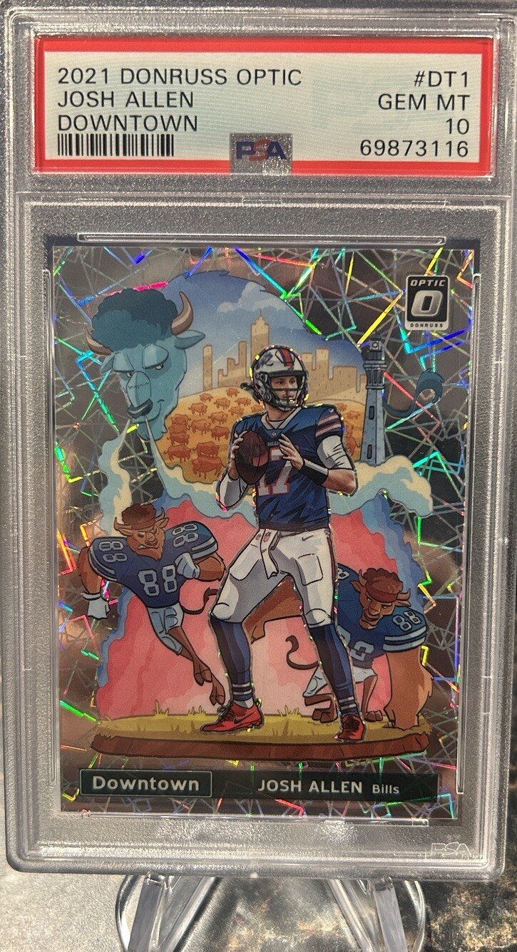Josh Allen 2021 Optic #DT-1 Downtown Price Guide - Sports Card Investor