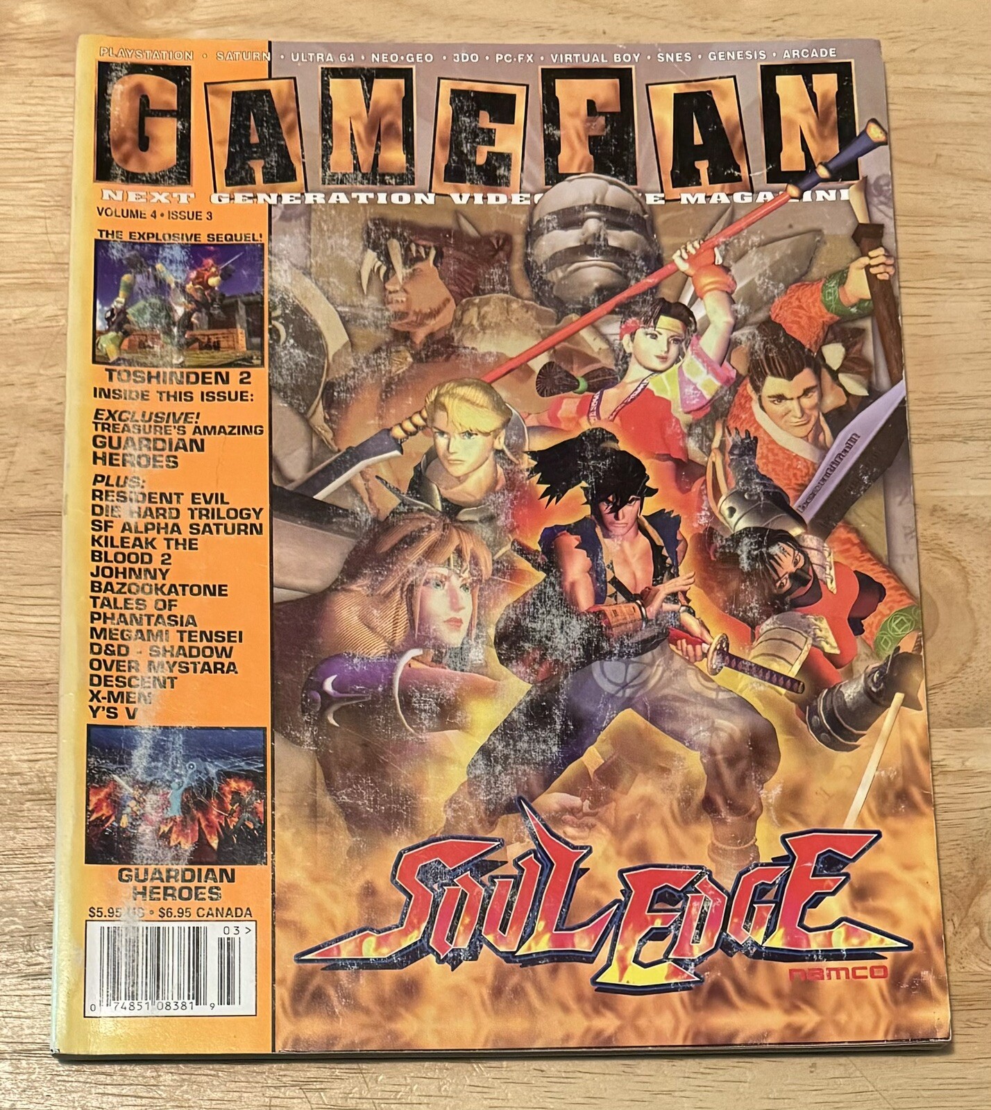 GameFan Magazine Volume 4 Issue 3 (March 1996) - Soul Edge Guardian ...