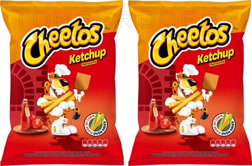 2 CHEETOS KETCHUP Flavor Sticks Chips European Snacks Crisps 165g 5.8oz ...