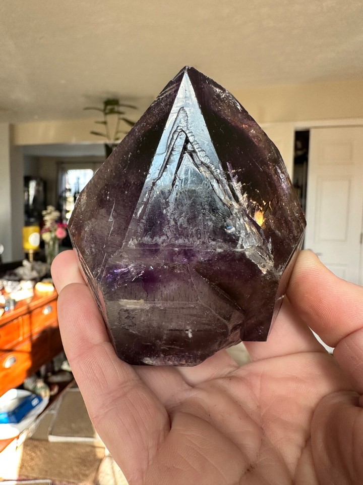 DT Amethyst specimen/Skeletal/Clay inclusion LARGE | eBay