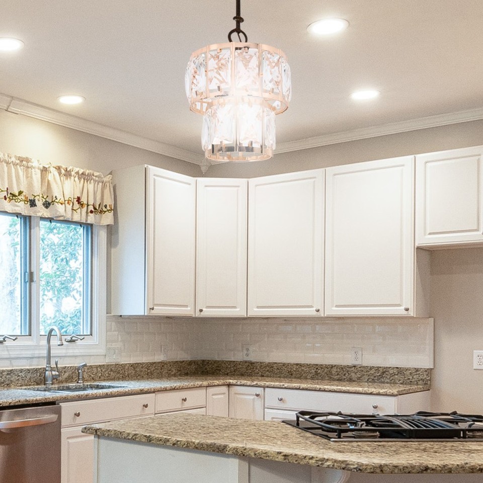 Modern Style Crystal Lamp Shade Decorative Ceiling Light Shade For ...