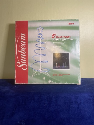 Sunbeam Rope Light Tree 4 To 5ft Dual Height | eBay