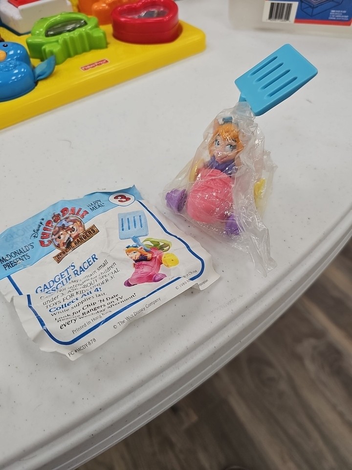 1989 McDonalds Happy Meal Toy Disney’s Rescue Rangers Gadget’s Rescue ...