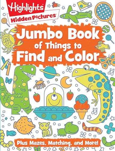 Jumbo Book of Things to Find and Color (Highlights™ Jumbo Books | eBay