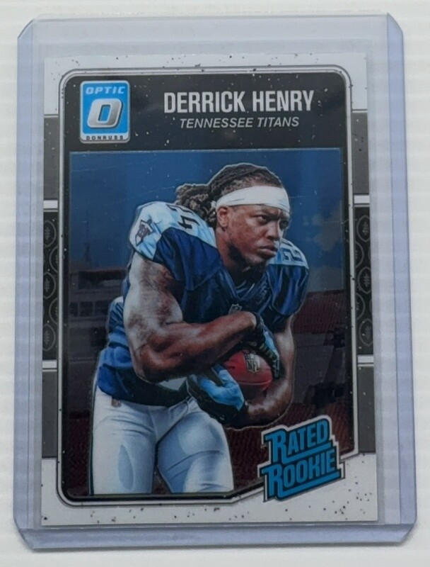 2016 Donruss Optic Derrick Henry Rated Rookie Card RC #165 Tennessee ...