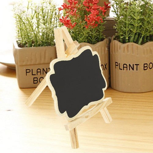 2x 10Pcs Blackboard Easel Wedding Lolly Buffet Sign Chalkboards | eBay ...