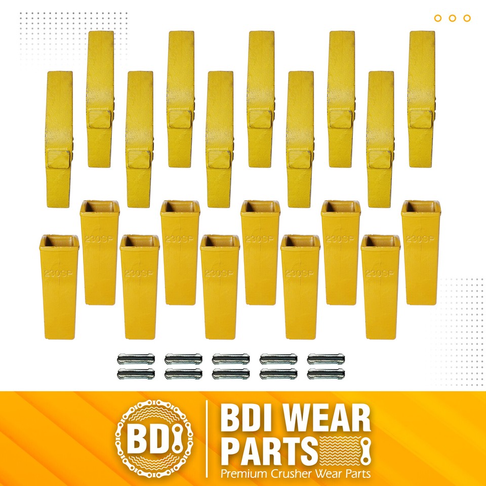 U43792 Adapter Shanks 230SP Forged Bucket Teeth TF23P Flexpins For 23 ...