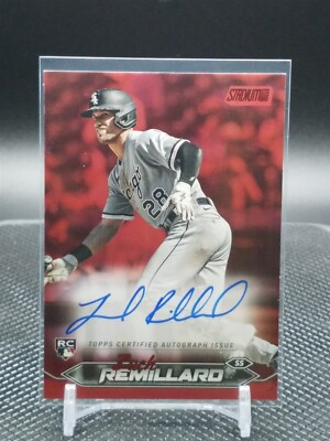 2024 Topps Stadium Club Zach Remillard AUTO Red /50 White Sox | eBay