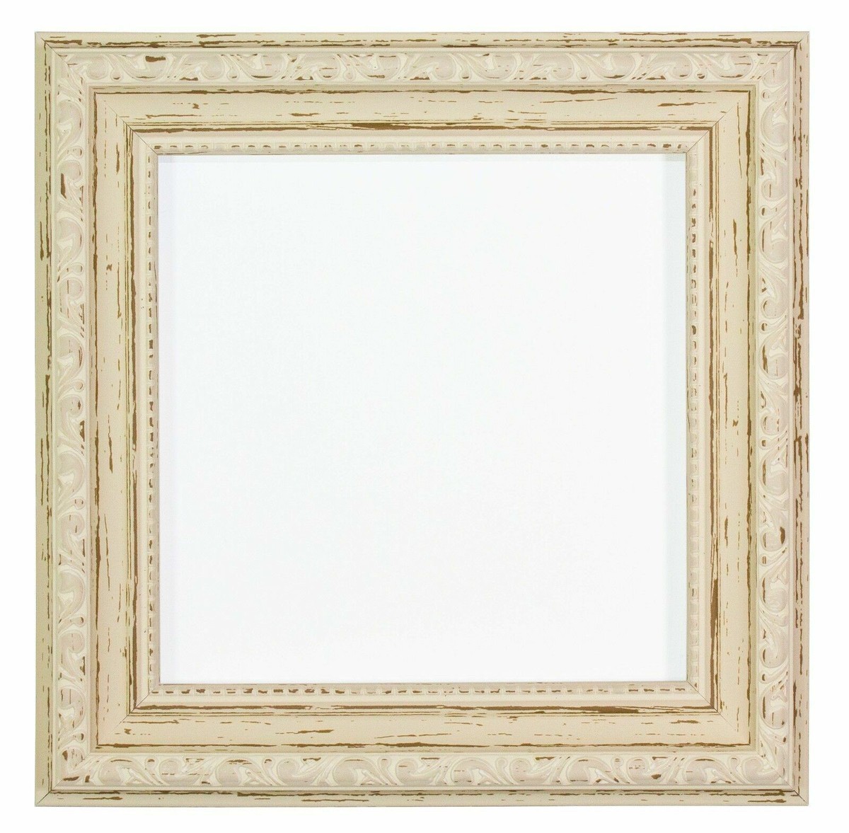 White Ornate Frame