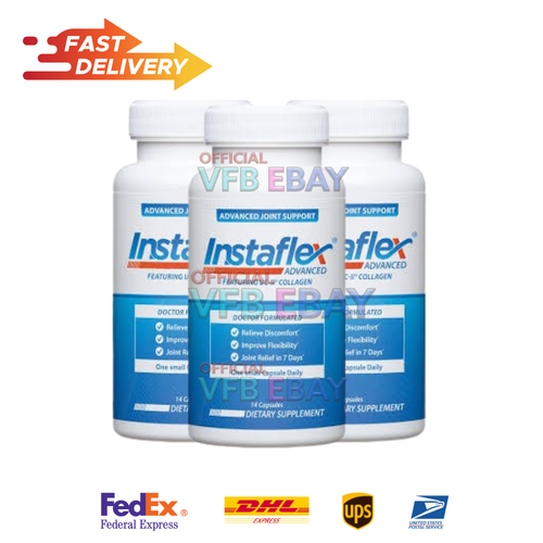 3 Packs Instaflex Advanced Joint Relief Supplement - 30 Count Fast ...