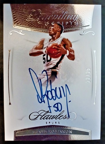 DAVID ROBINSON-2020/21 Flawless (#22/25) Legendary Scripts AUTO ...