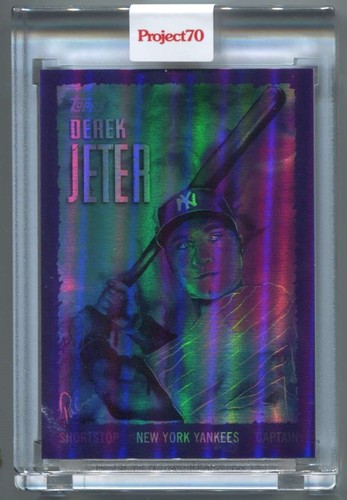 TOPPS PROJECT 70 FOIL #495 DEREK JETER by BRITTNEY PALMER YANKEES 15/70 ...