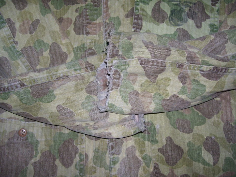 WWII WW2 USMC Marine P42 HBT Camouflage Frogskin Jacket | eBay