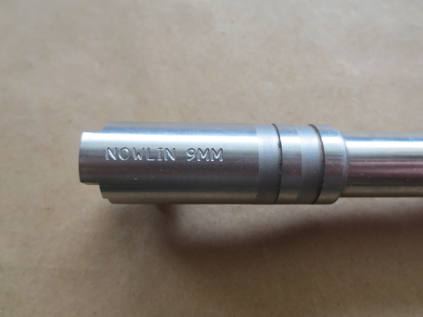 Nowlin 1911 Government Barrel 9mm Match SS 6" Wilson/Nowlin Ramp ...