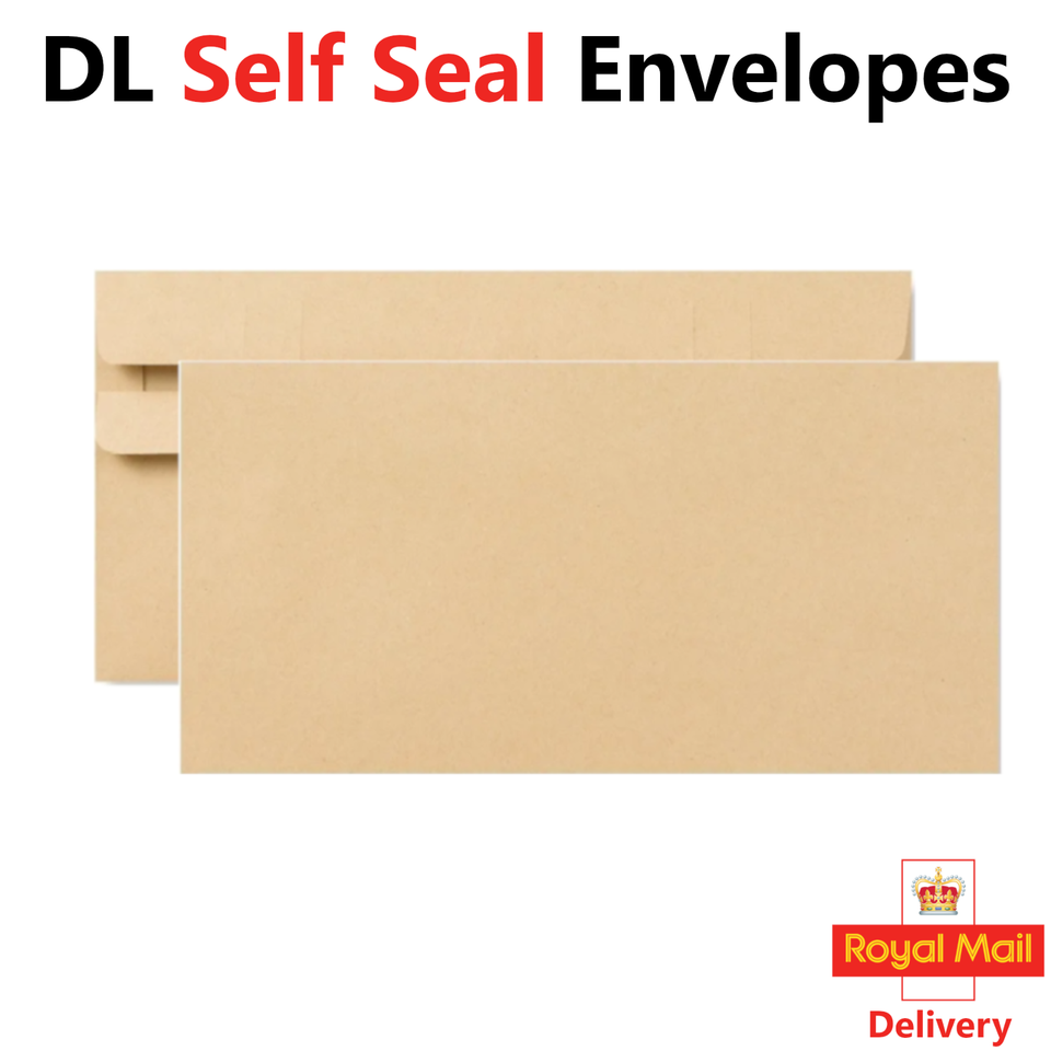 Strong Postal A4 C4 A5 C5 C6 DL Plain Envelope Self Seal Manilla Brown ...