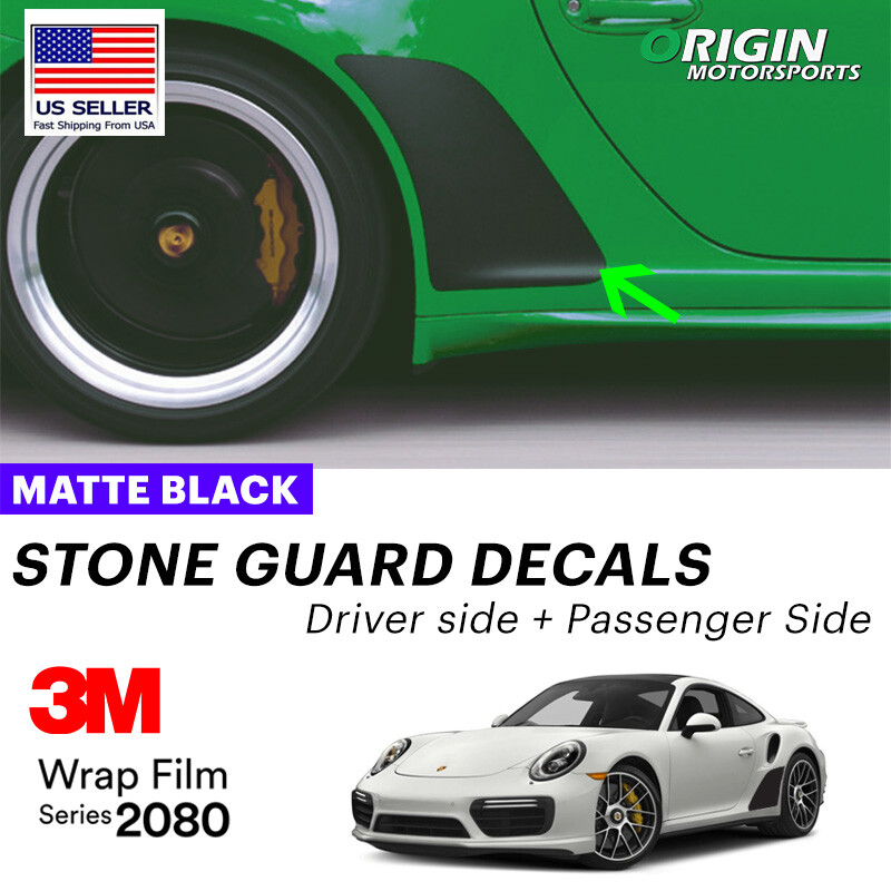 3M Stone Guard Film Decal Kit Fits 997/911 Quarter Panel Splash Matte ...
