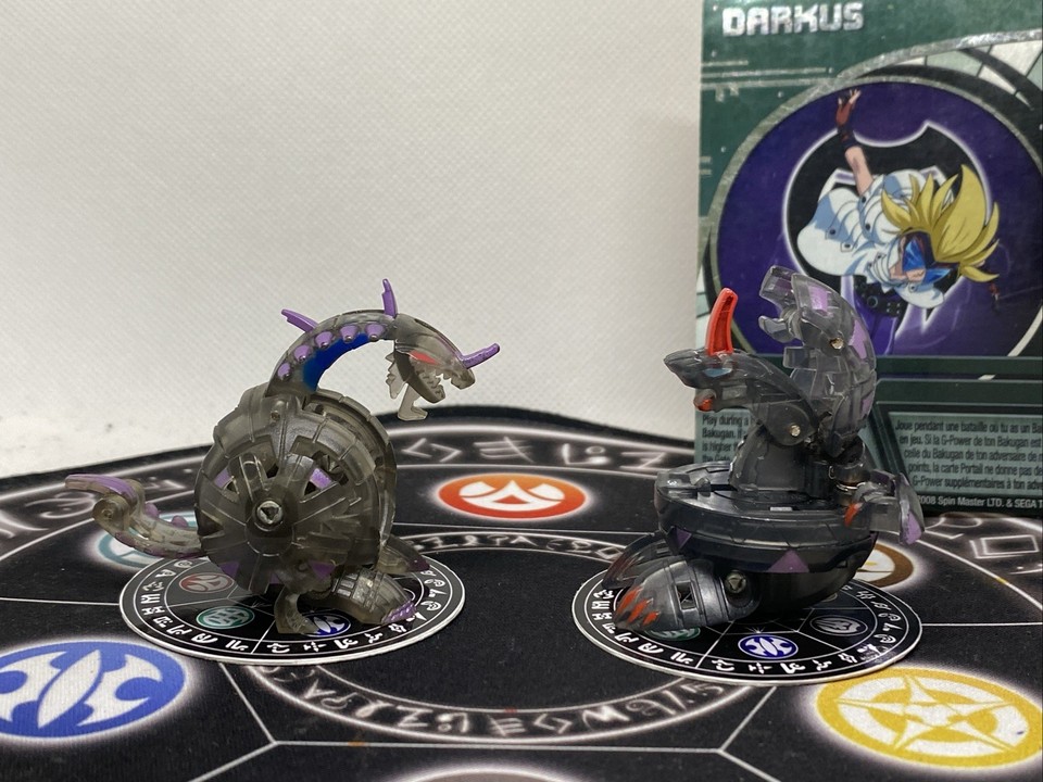 Bakugan Darkus Single Head Translucent Hydranoid Alpha Set & Card ...