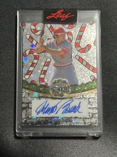 2025 Leaf Metal Happy Holidays - Johnny Bench #BA-JB1 Candy Cane ...
