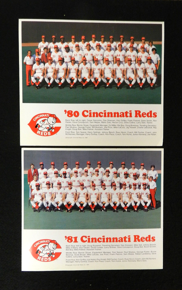 (10 count ) 1970s-1980s Cincinnati Reds MLB Baseball Photos Lot | eBay