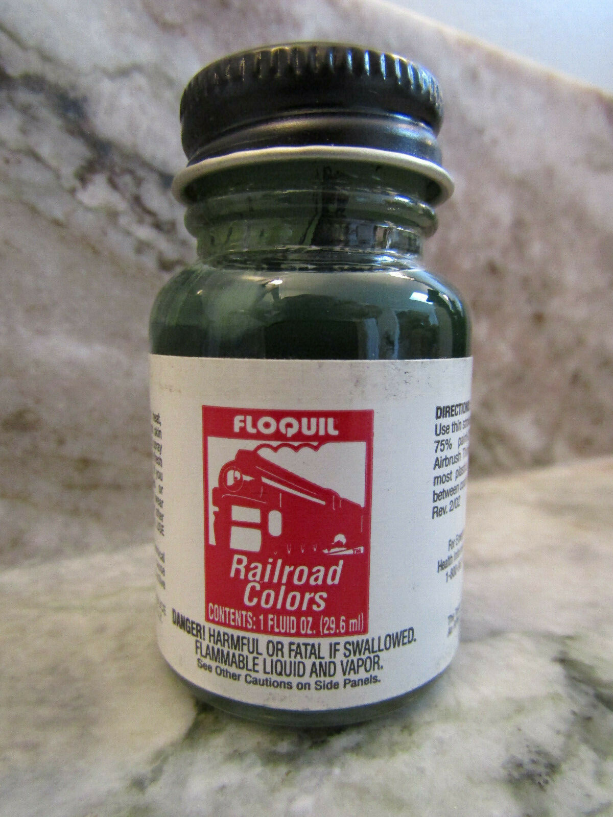FLOQUIL RAILROAD COLORS MODEL PAINT by TESTORS - 1oz 1 OUNCE - DEPOT ...