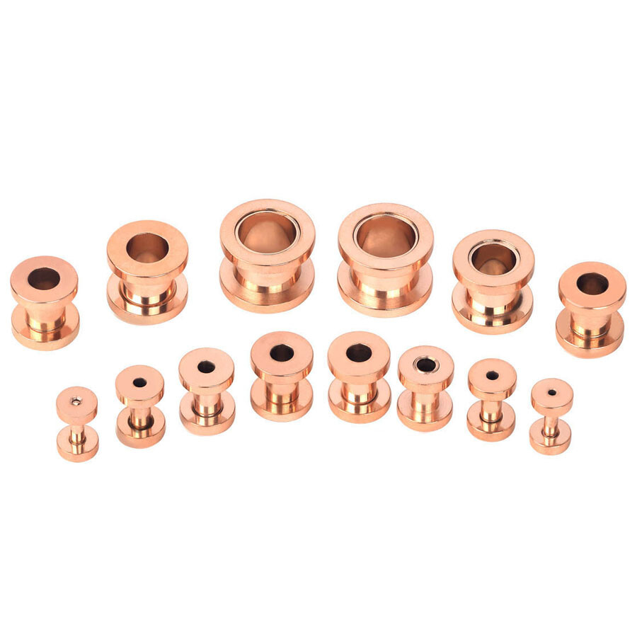 24PC Ear Stretching Kit 12G-00G Beginner Gauge Surgical Steel Taper ...