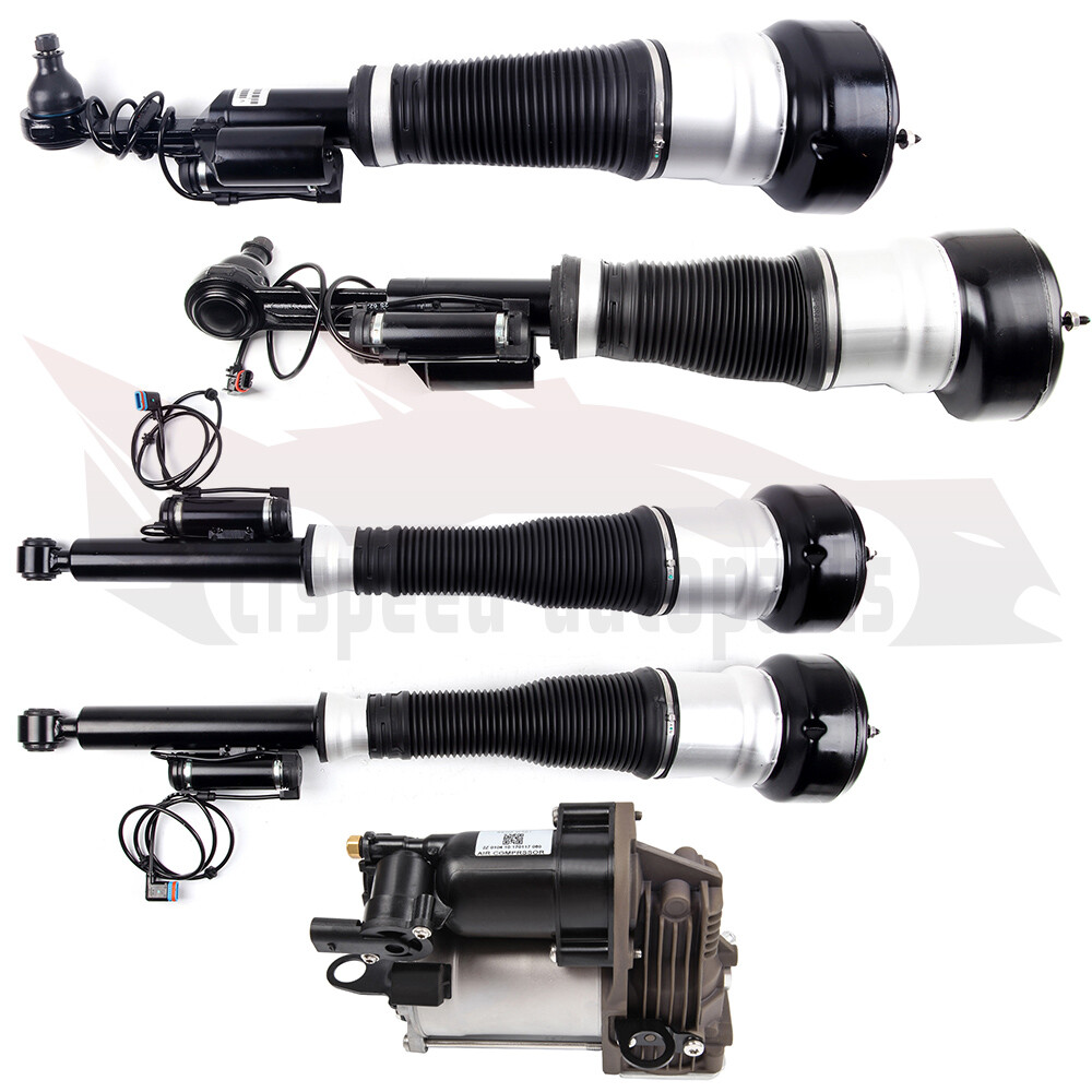 5* Rear Front Air Suspension Shocks Compressor For Mercedes W221 S500 ...