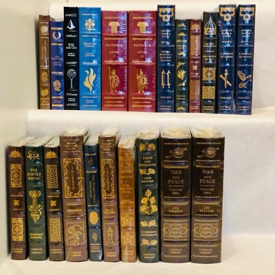 The Castalia Library series books 1–19, 21–24 (1st Ed. Cowhide Leather ...