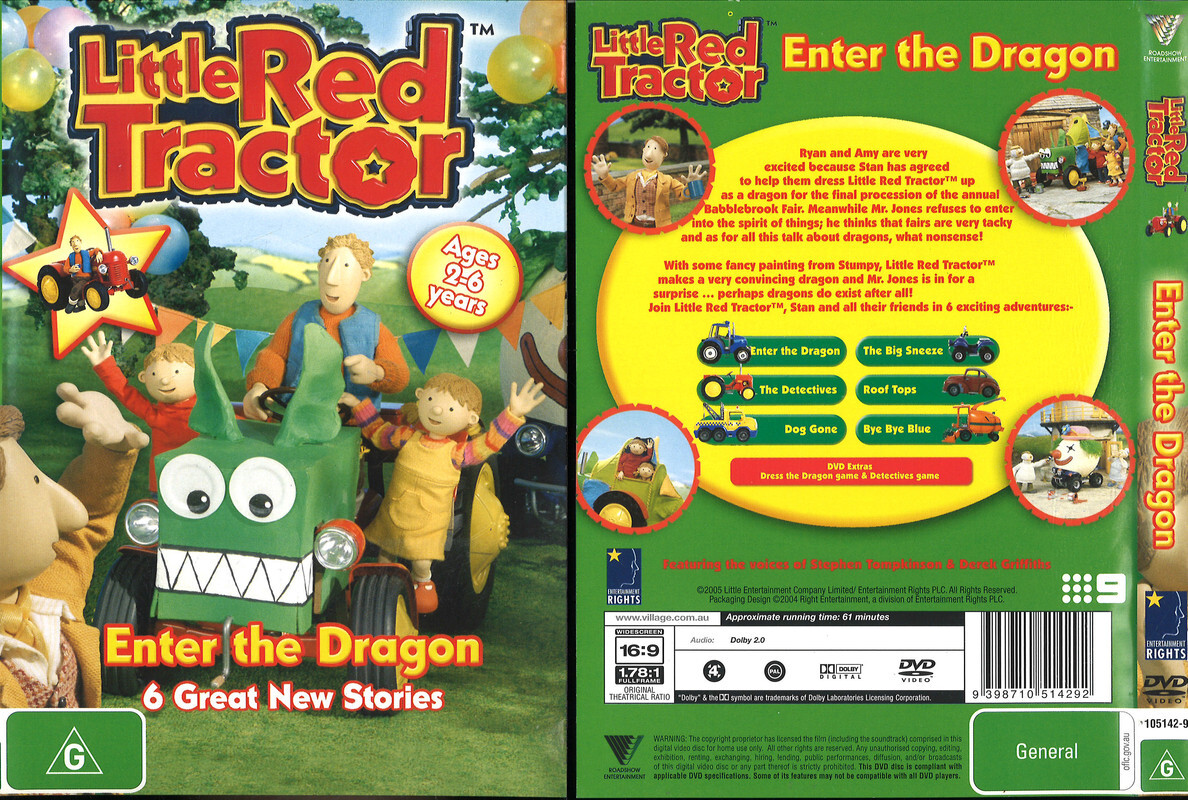 155d NEW SEALED DVD Region 4 LITTLE RED TRACTOR | eBay Australia