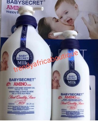 2pcs. Baby SECRET Milk Amino Acid Baby Lotion & Shower Gel Infant & Up👌 ...