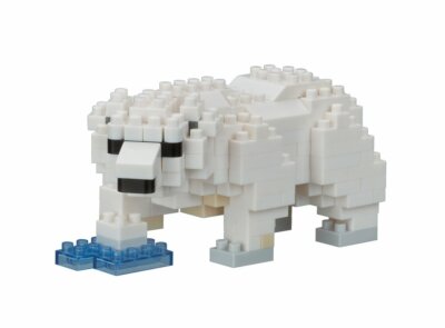 NEW NANOBLOCK Polar Bear- Nano Block Micro-Sized Building Blocks NBC ...