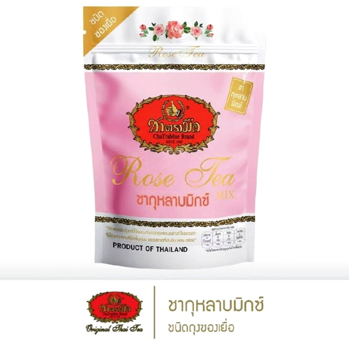 ChaTraMue Brand Oolong tea powder Mixed Rose Petals SACHET PACKED IN ...