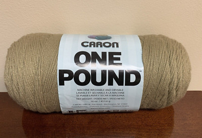 New Caron One Pound Yarn - Color Taupe 0511 - 16 oz 4 PLY Acrylic | eBay
