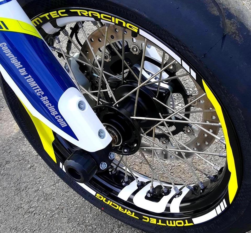 Stickers Rims Stickers Supermoto Husqvarna 701 Husky FS Fe 350 450 501 ...